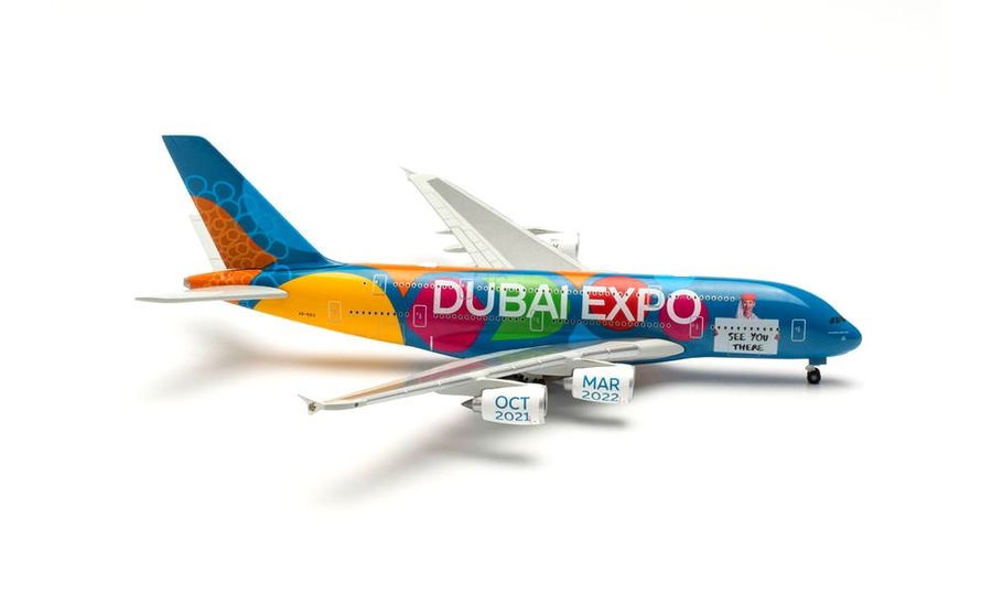 Boeing A380 Emirates Expo 2020 Dubaï