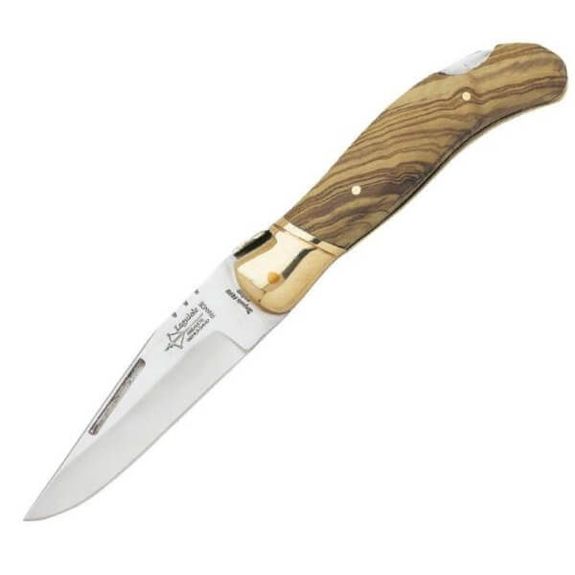 502 G. David "Grande Nature" Laguiole hunting folding knife in olive wood