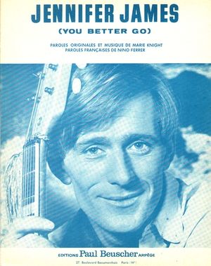 Partition-Nino Ferrer-Jennifer James (You Better Go)-piano-