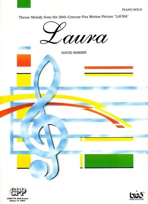 Partition David Raksin Laura-du film "Laura"-partition piano-