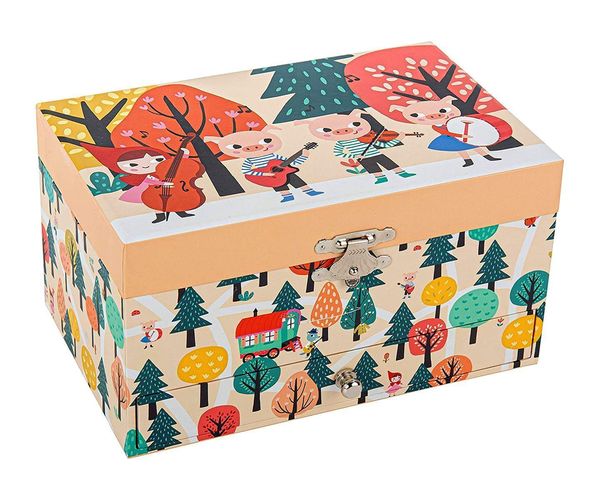 Trousselier musical box / musical jewellery box with rotating little ...