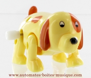 Automaton, mechanical walking animal : dog with winding key - Item# for ...