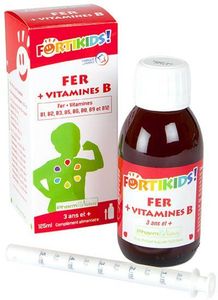 Fortikids sirop fer et vit B 125ml