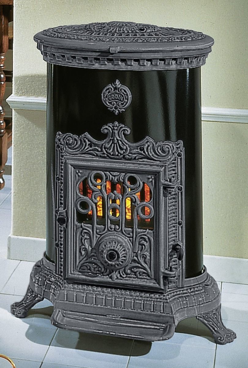 Poêle à bois/charbon Godin PETIT GODIN 3726 Gris métallisé achat au ...